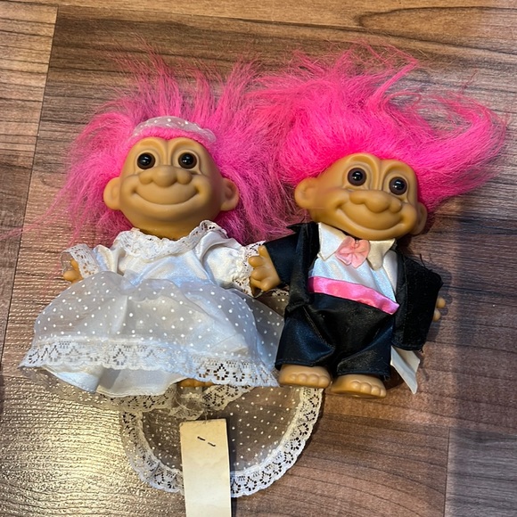 Russ | Toys | Russ Trolls Wedding Bride And Groom Set | Poshmark